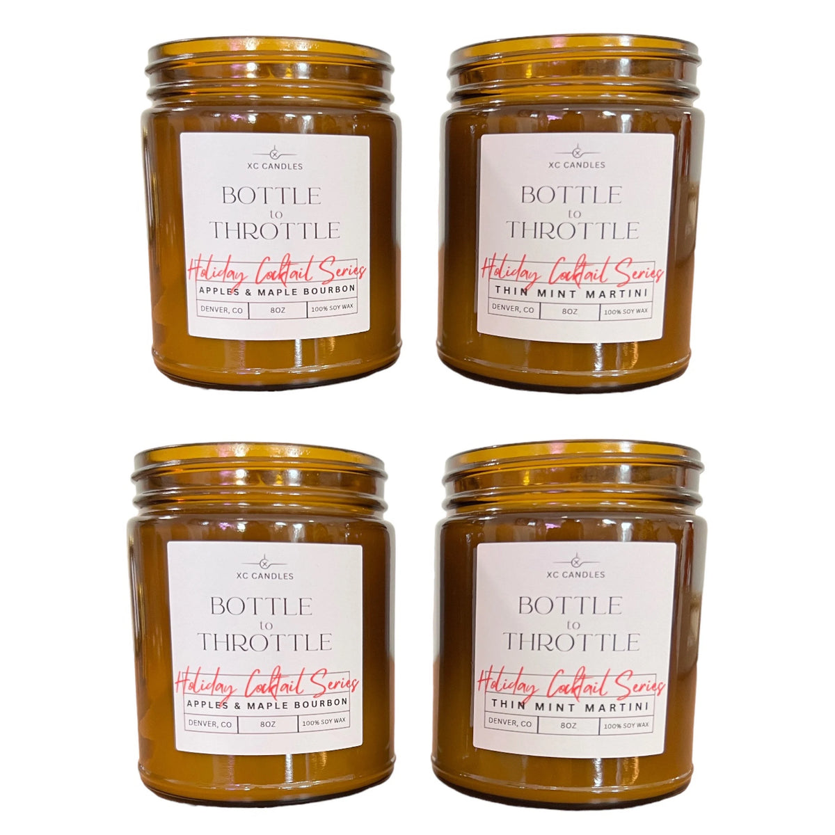 BOTTLE TO THROTTLE — Holiday Cocktail Series: Airplane Candle, Scented ...